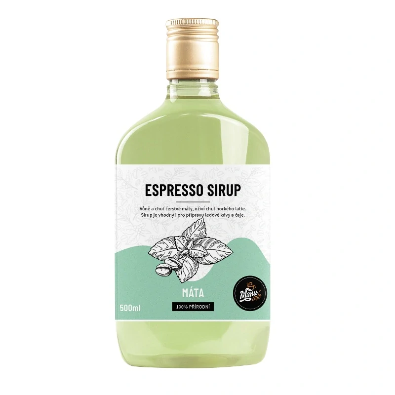 Espresso sirup Máta - 500 ml | Afternoon-tea.cz